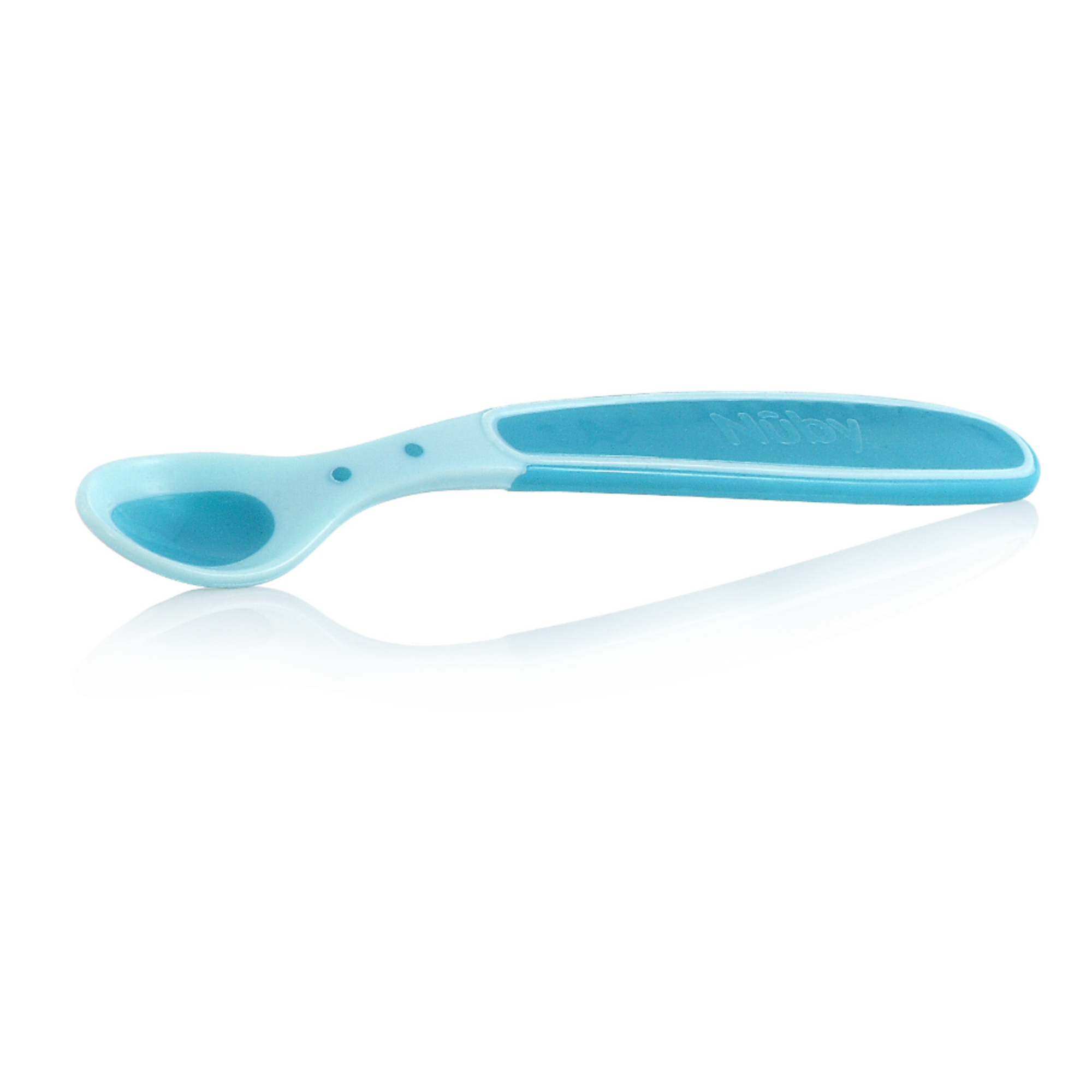 Set De Cucharas De Color Verde Con Borde Suave Nuby Blister x 3 ...