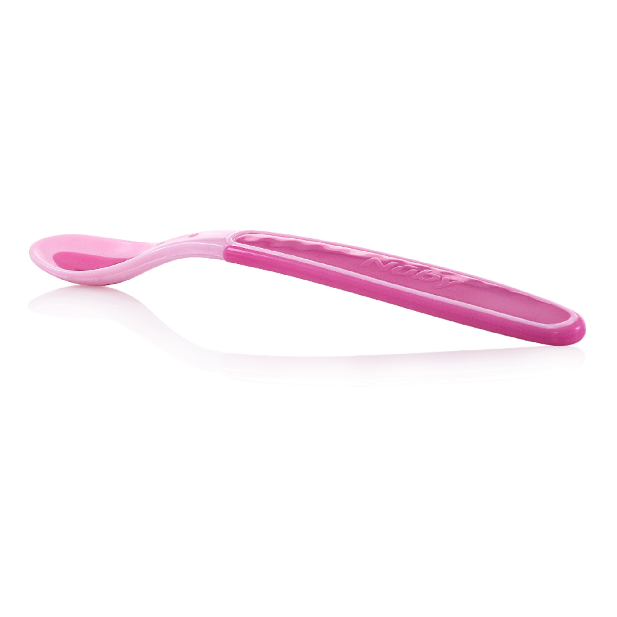 Set De Cucharas De Color Rosa Con Borde Suave Nuby Blister x 3 Descubre ...